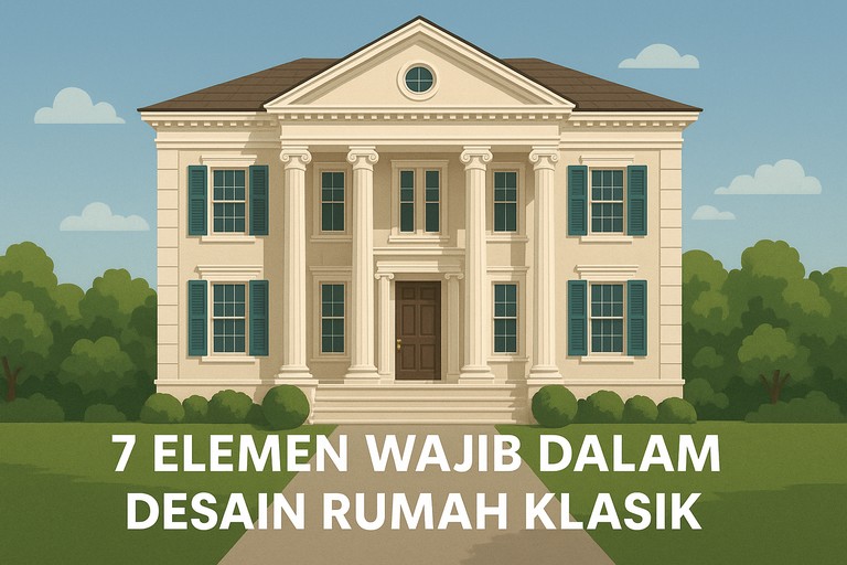 7 Elemen Wajib dalam Desain Rumah Klasik - Properti1