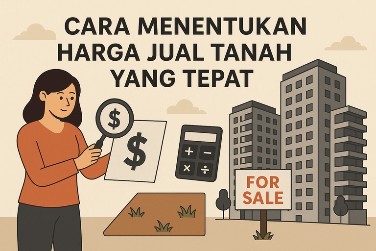 Cara Menentukan Harga Jual Tanah yang Tepat - Properti1