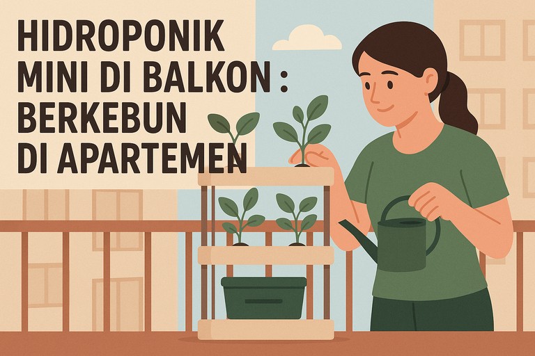 Hidroponik Mini di Balkon: Berkebun di Apartemen - Properti1