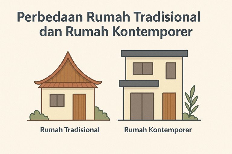 Perbedaan Rumah Tradisional dan Rumah Kontemporer - Properti1