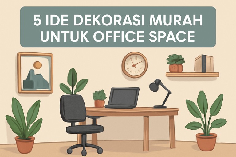 5 Ide Dekorasi Murah untuk Office Space - Properti1
