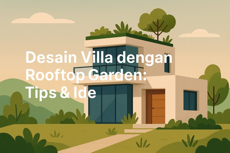 Desain Villa dengan Rooftop Garden: Tips & Ide - Properti1