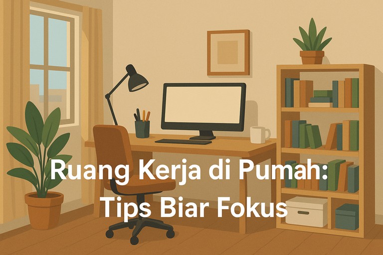 Ruang Kerja di Rumah: Tips Biar Fokus - Properti1
