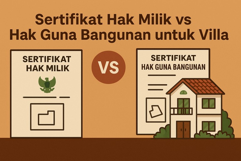 Sertifikat Hak Milik vs Hak Guna Bangunan untuk Villa: Mana yang Lebih ...