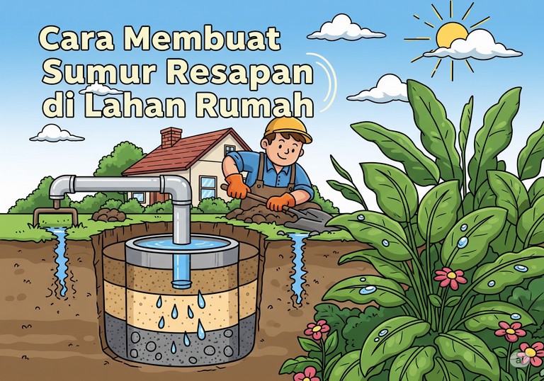 Cara Membuat Sumur Resapan di Lahan Rumah - Properti1