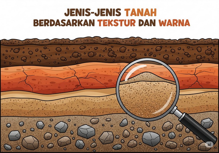 Jenis-jenis Tanah Berdasarkan Tekstur dan Warna - Properti1