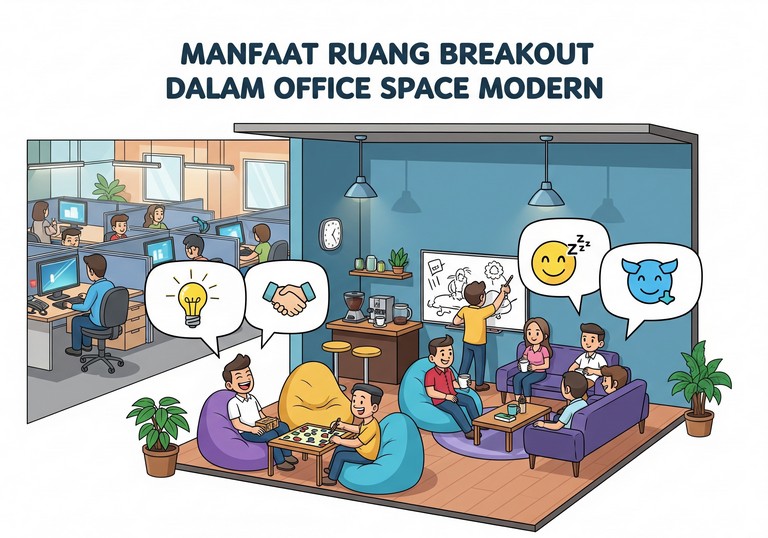 Manfaat Ruang Breakout dalam Office Space Modern - Properti1