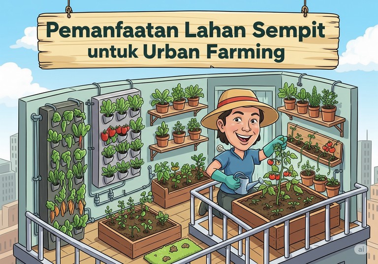 Pemanfaatan Lahan Sempit untuk Urban Farming - Properti1