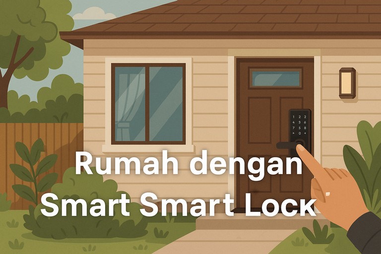Rumah dengan Smart Lock - Properti1