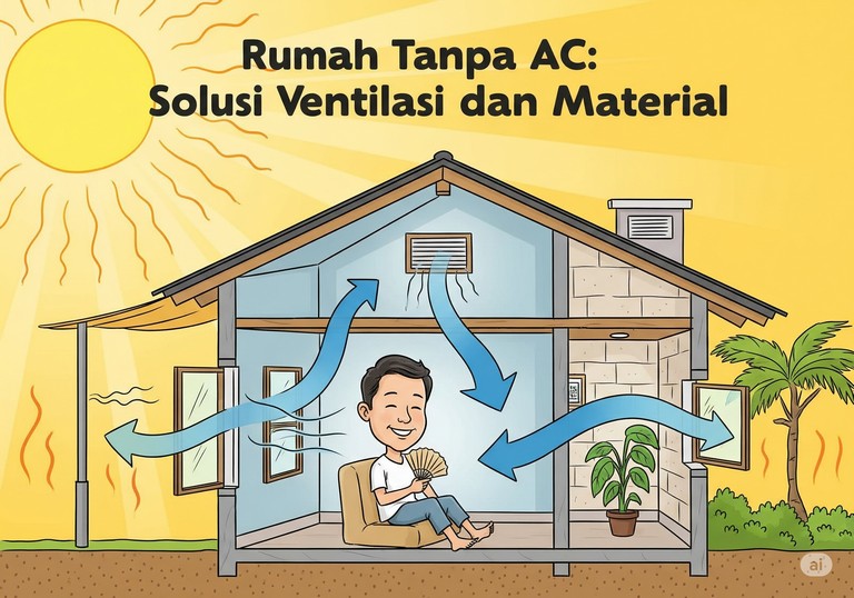 Rumah Tanpa AC: Solusi Ventilasi dan Material - Properti1