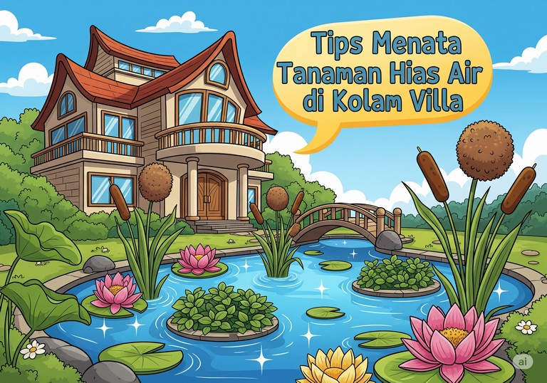 Tips Menata Tanaman Hias Air di Kolam Villa - Properti1