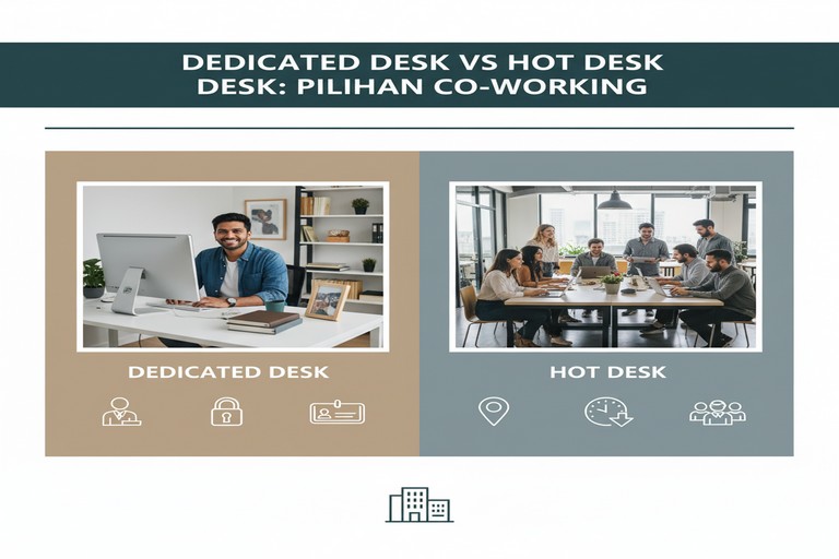 Dedicated Desk vs Hot Desk: Pilihan Co-working - Properti1