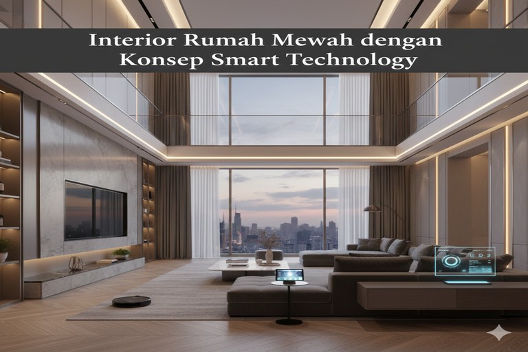 Interior Rumah Mewah dengan Konsep Smart Technology - Properti1