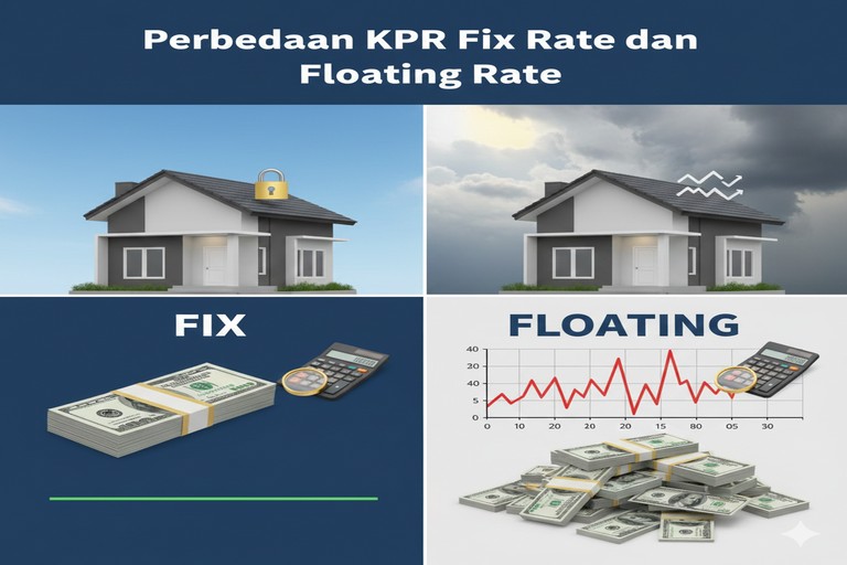 Perbedaan KPR Fix Rate dan Floating Rate - Properti1